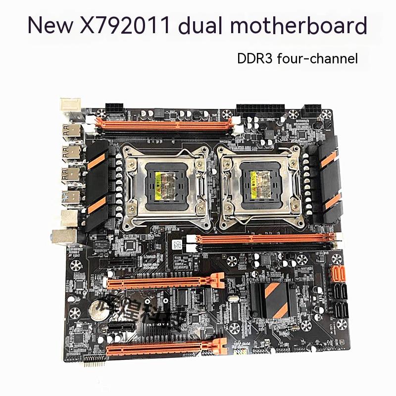 Brand New x79 Dual-Way Motherboard cpu Set 2011-Pin Support Server ddr3 ...