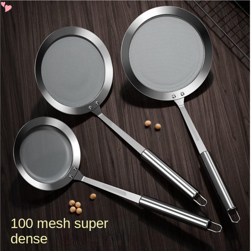 Stainless Steel Fat Skimmer Spoon Fine Mesh Food Strainer Cooking Oil ...