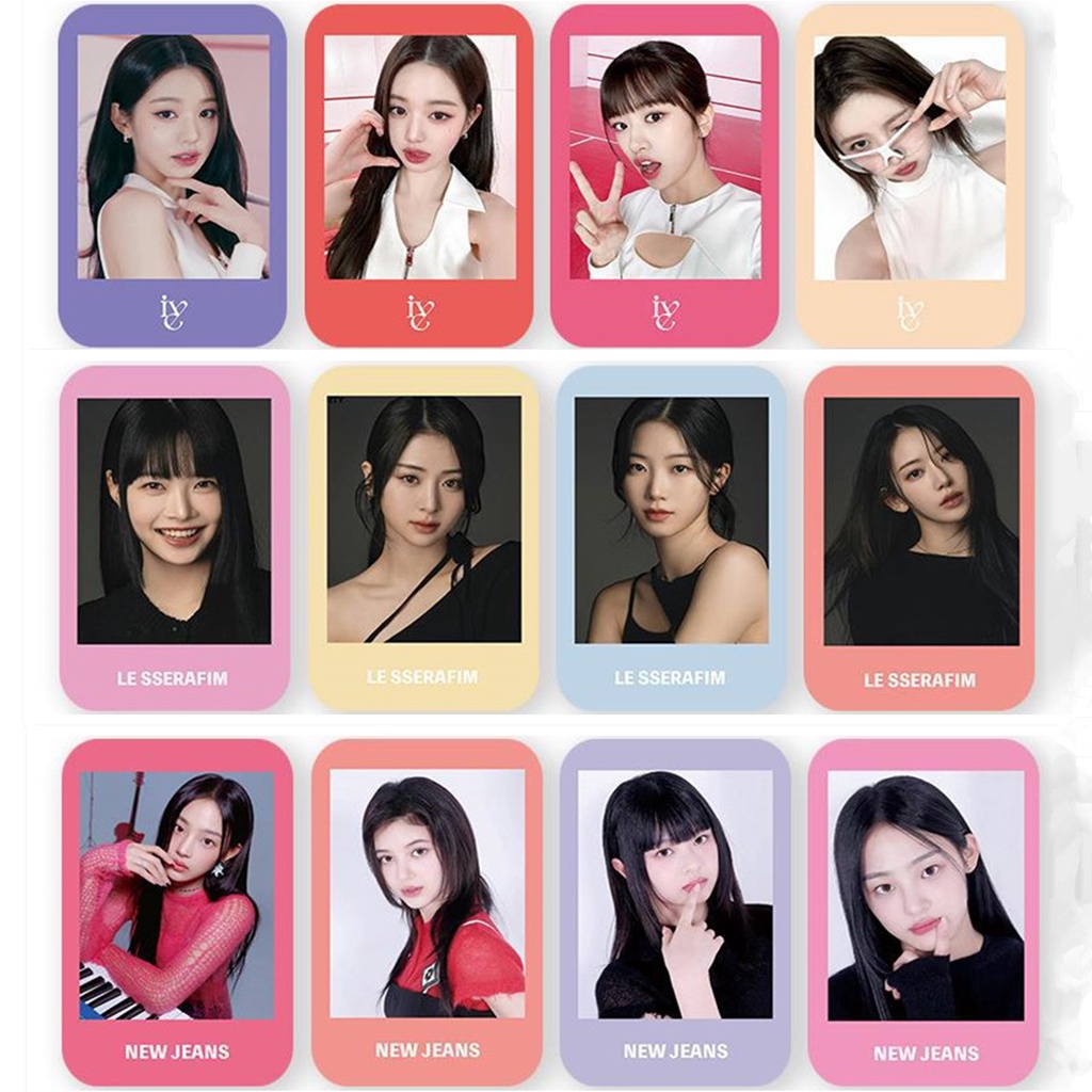 30pcs/box IVE LE SSERAFIM Photocards Album Lomo Cards Lesserafim Kpop ...