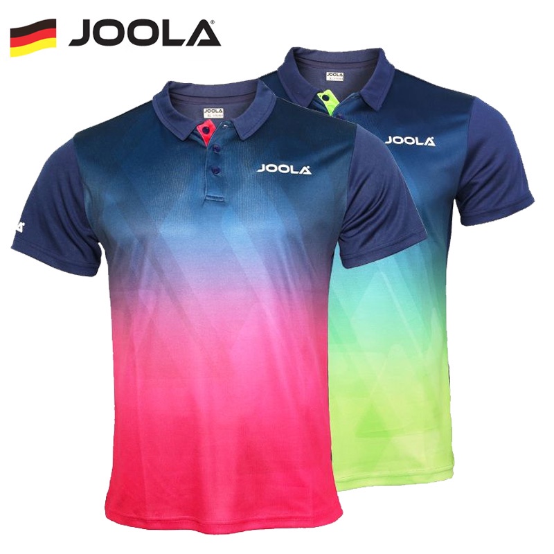 JOOLA Table Tennis T-shirt Short Sleeve Men Women Professional Sports Jersey Breathable Ping ...