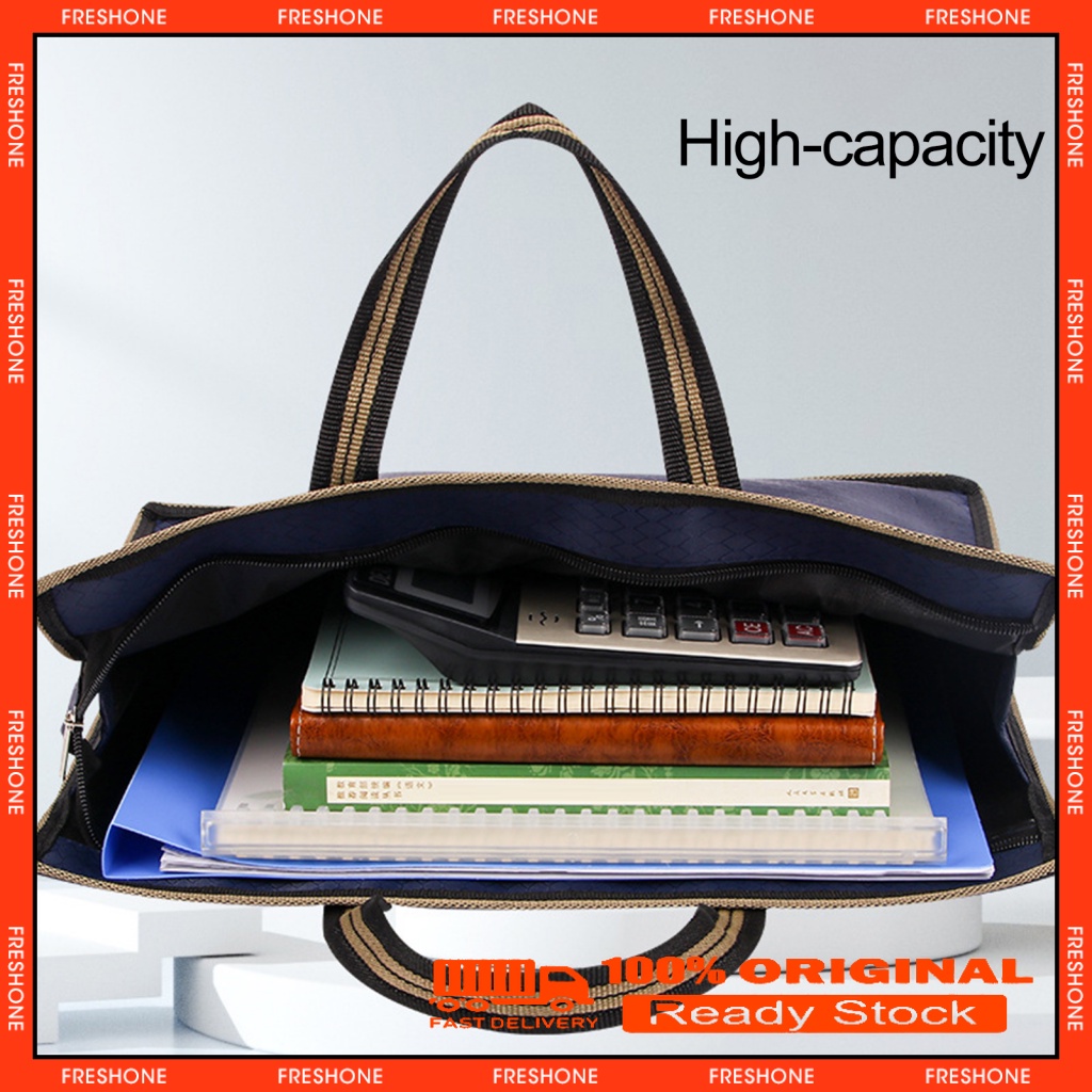 FreShone- Large Capacity Handy Briefcase Office Accessories School ...