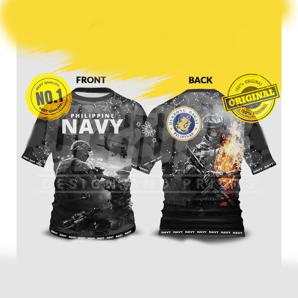 Navy Troops in Action Tshirt Full Sublimation | Shopee Philippines