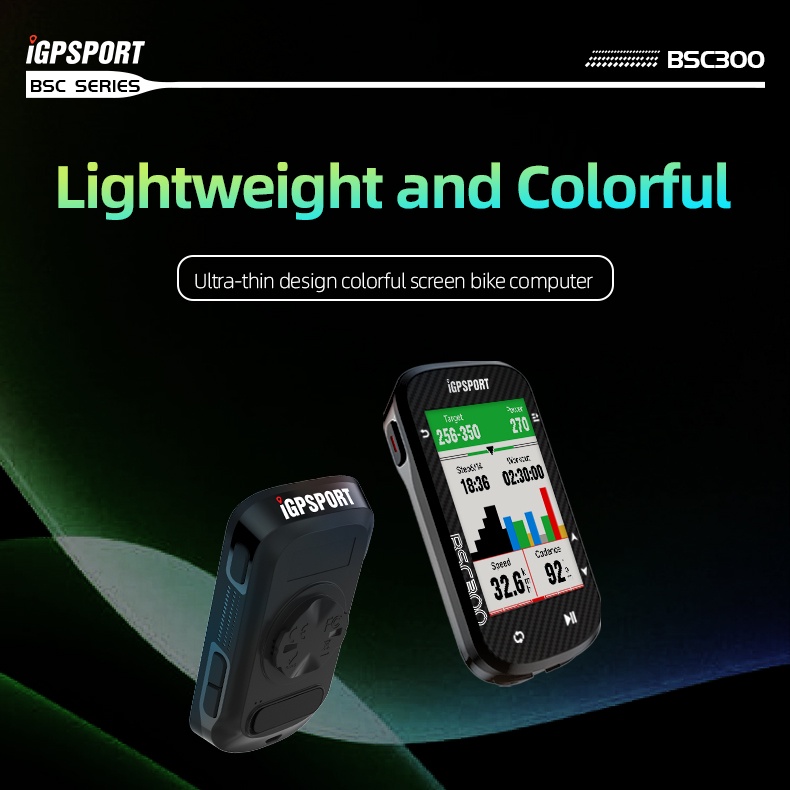 TOSEEK IGPSPORT BSC300 Cycling GPS Computer ANT Map Navigation Wireless ...