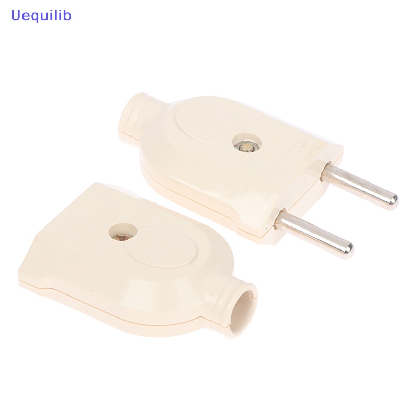 Uequilib 1pc EU European 2 Pin AC Electric Power Male Plug Female ...