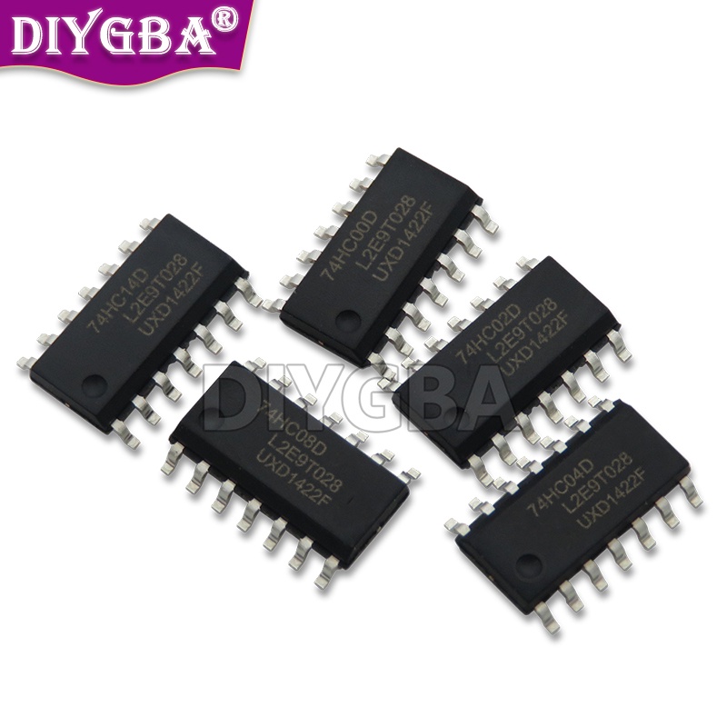 10PCS 74HC14D 74HC14 SN74HC14DR 74HC00D 74HC00 74HC02D 74HC04D 74HC04 74HC08D 74HC08 74HC27D ...