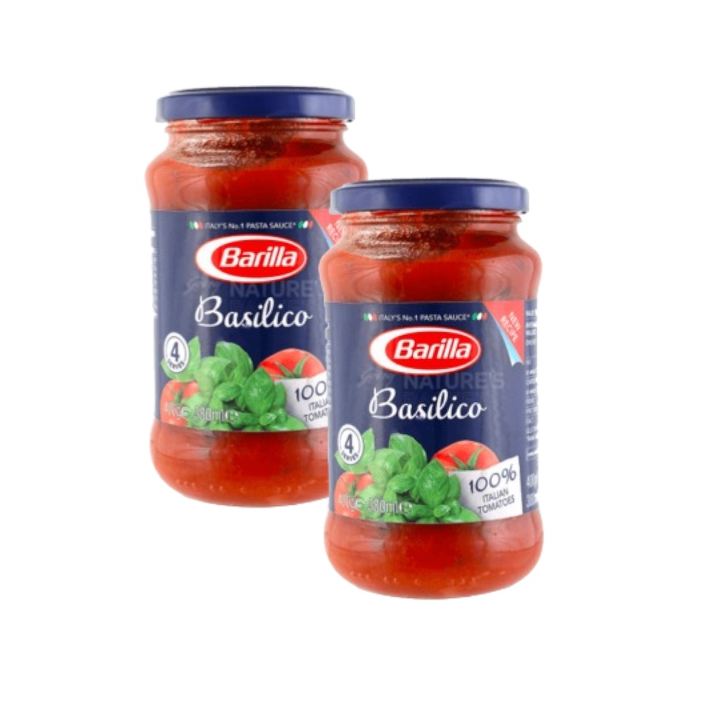 [Bundle of 2] Barilla Basilico Pasta Sauce with Italian Tomato and ...