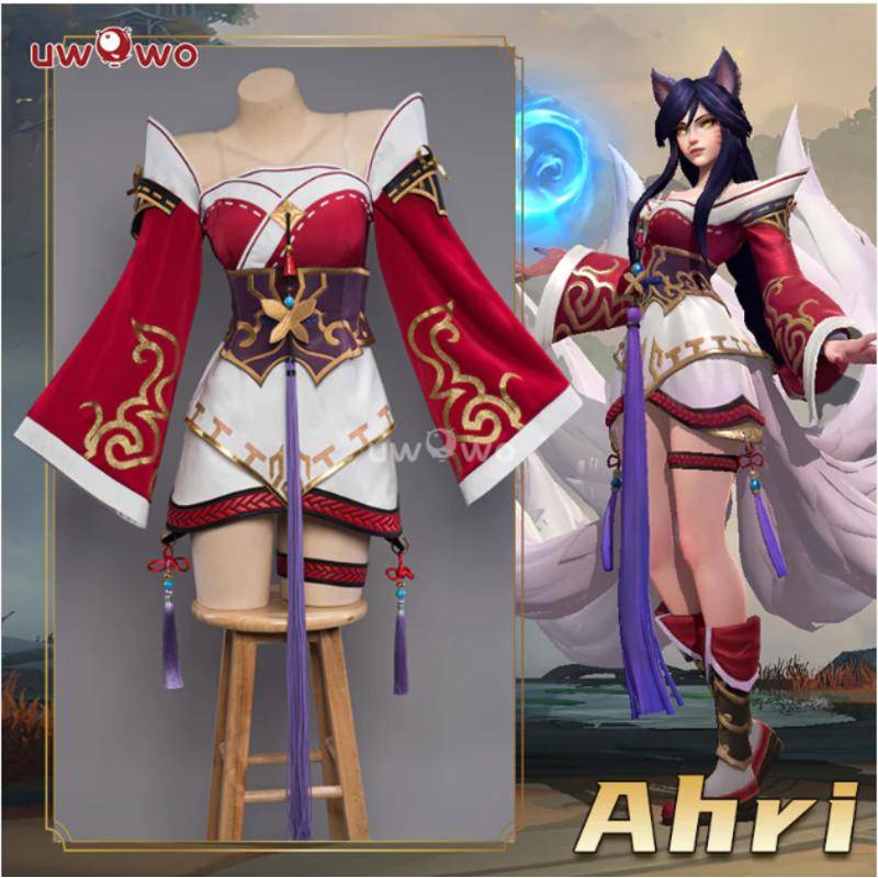 Uwowo League of Legends/LOL: Ahri Champion Nine Tailed Fox Wild Rift WR ...