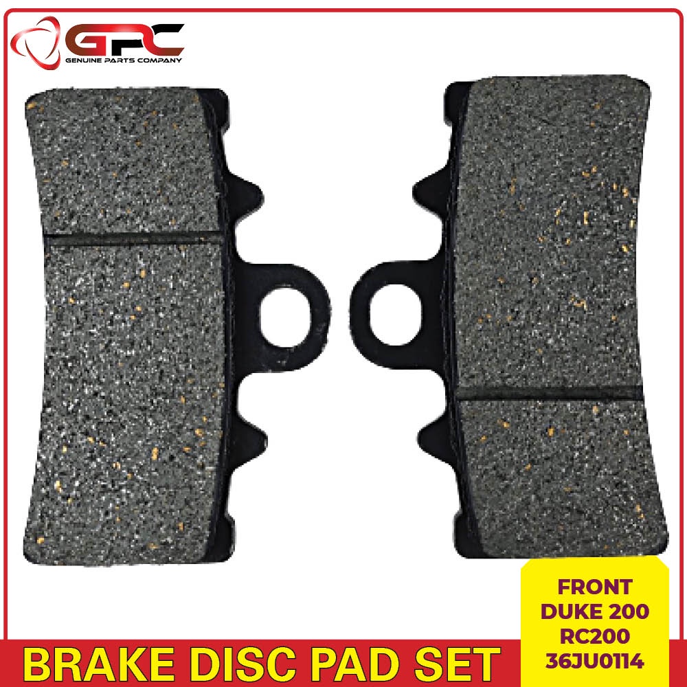 GPC KTM DUKE 200 / RC200 Front Brake Disc Pad Set [36JU0114] | Shopee ...