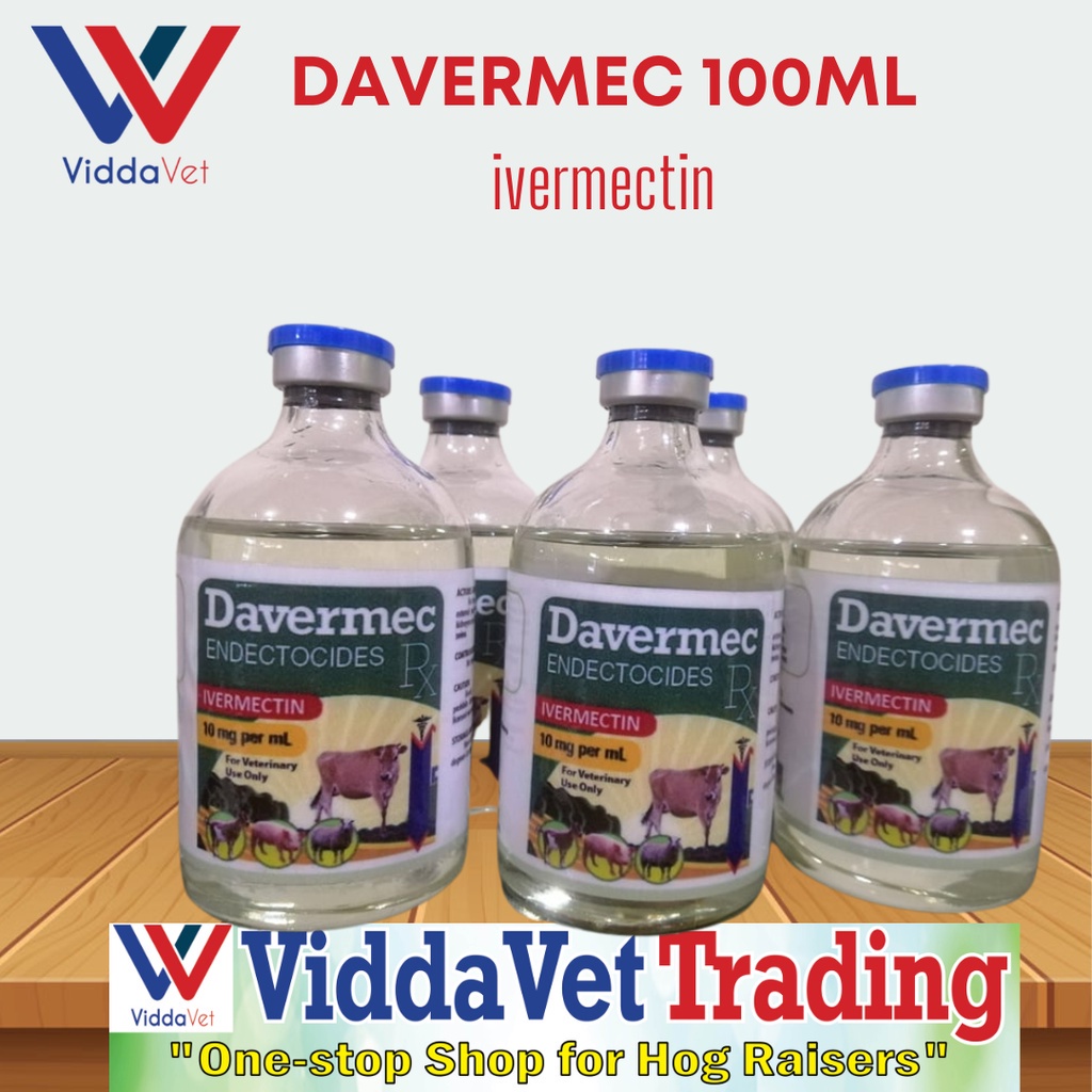 100ml pampurga for animals Davermec cattle goat pigs endectocide ...