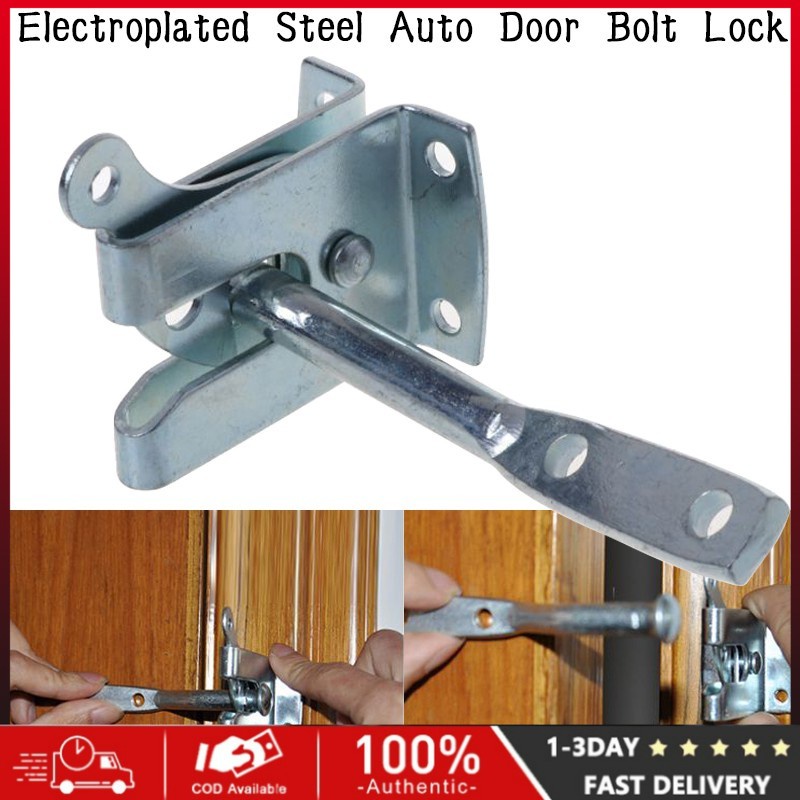 Electroplated Steel Auto Door Bolt Lock Hasp Latch for Garden Fence ...