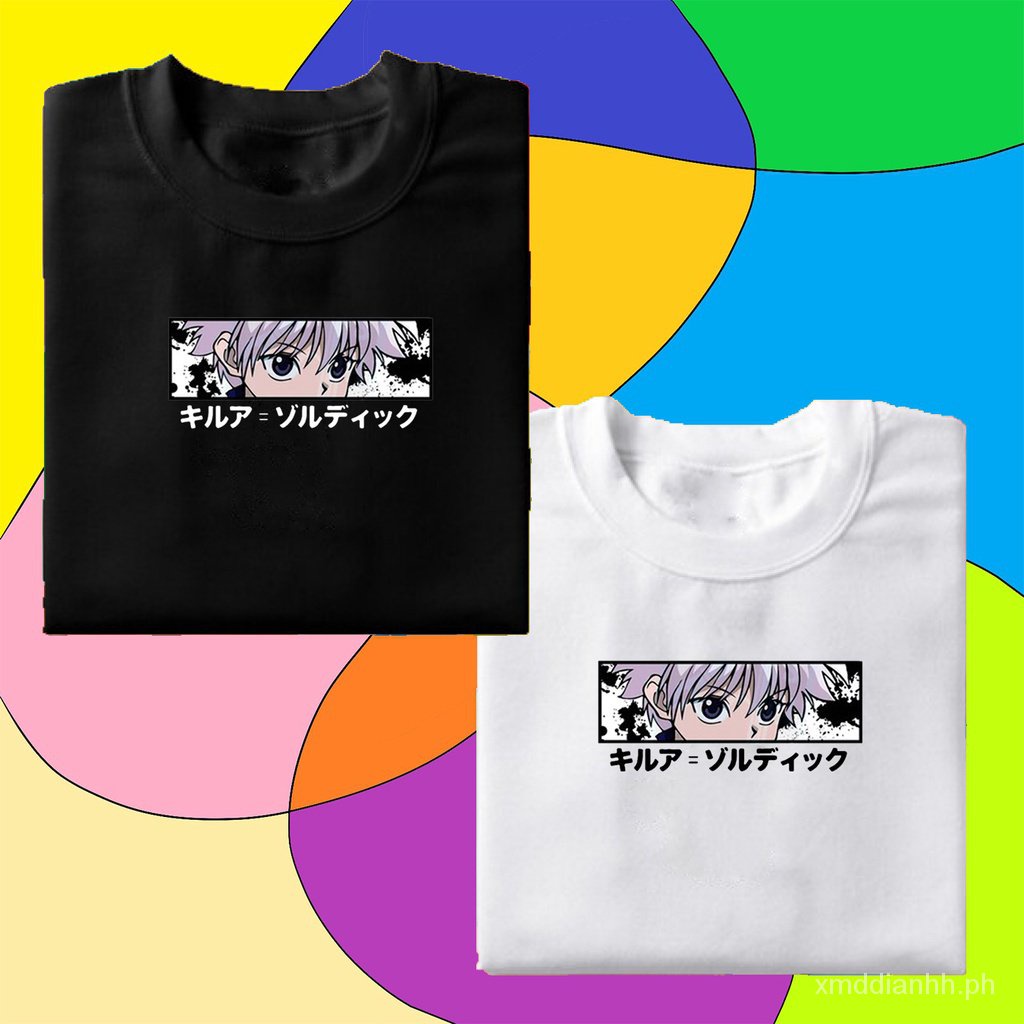 T-shirt Clothing Anime Killua Eyes Hunter X Hunter Aesthetic Design ...
