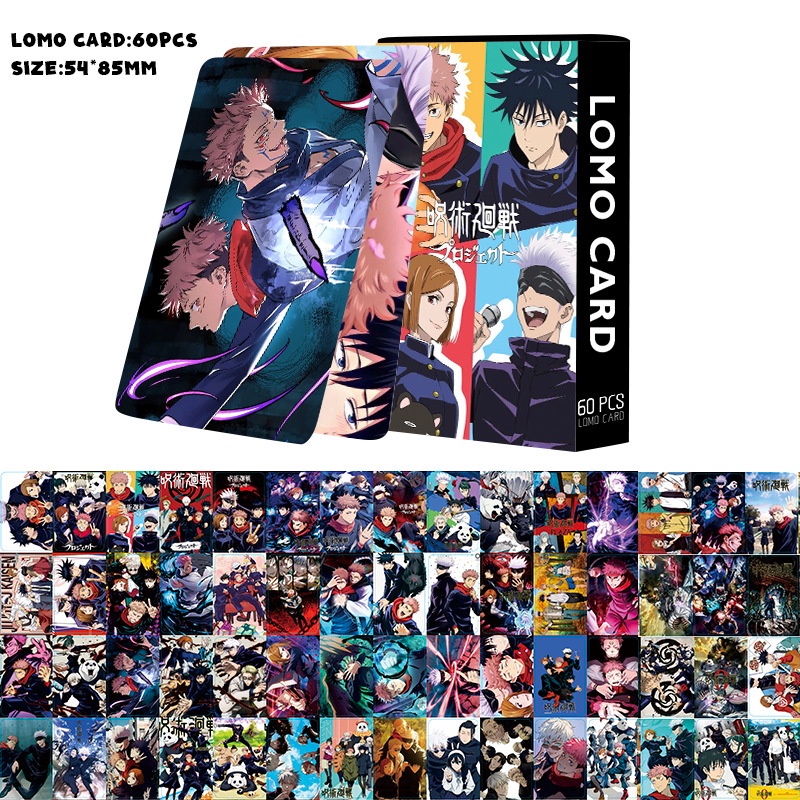 Jujutsu Kaisen Photocard Double Sided Itadori Yuji Satoru Gojo Lomo ...