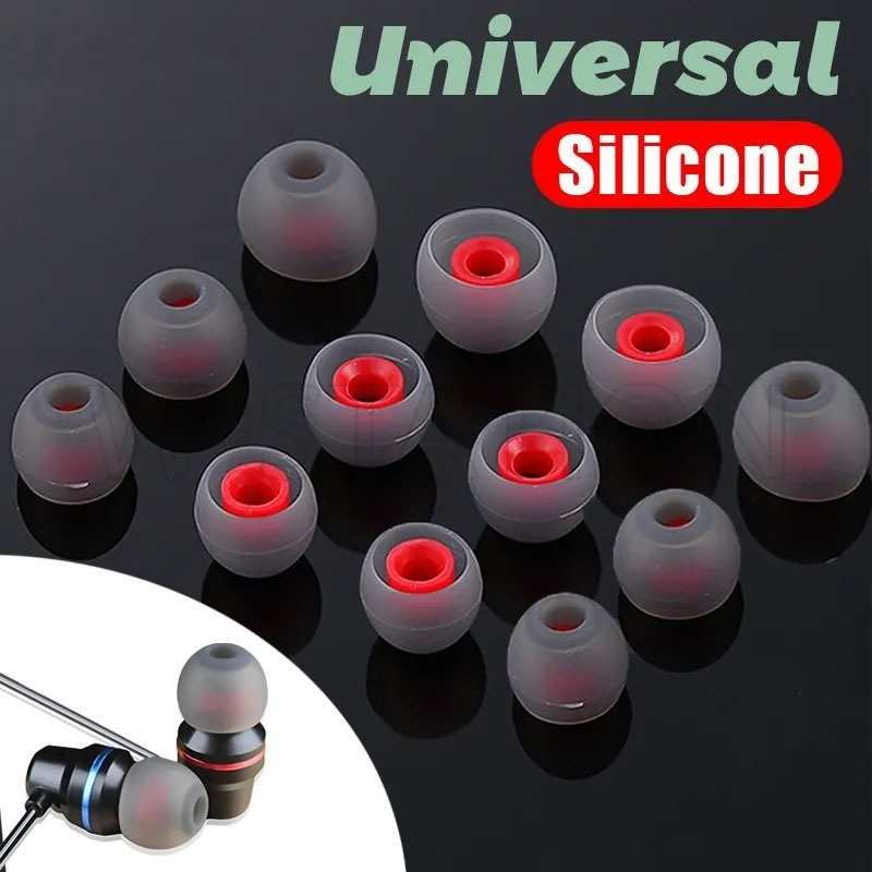 1 Pair Replacement Silicone Ear Cap / S M L In-ear Earphone Eartips ...