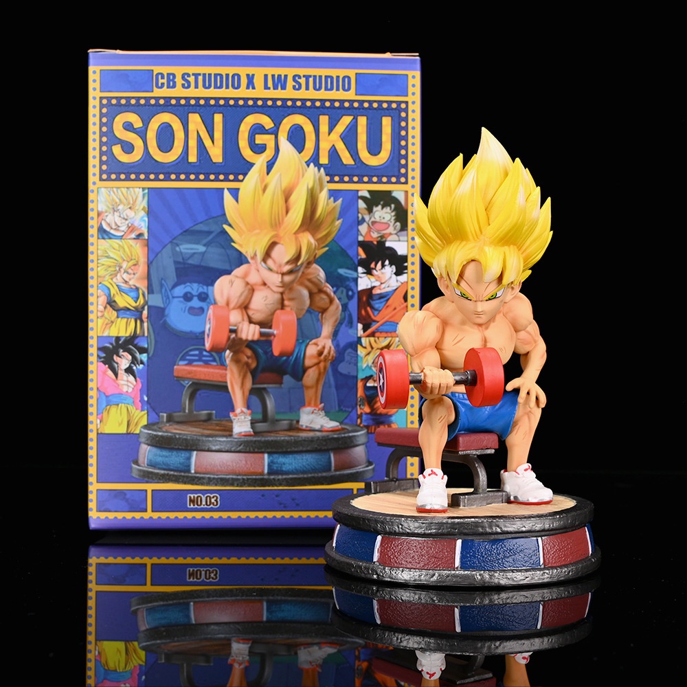 Dragon Ball Son Goku Muscle Bodybuilder Figure Model Toy | Shopee ...
