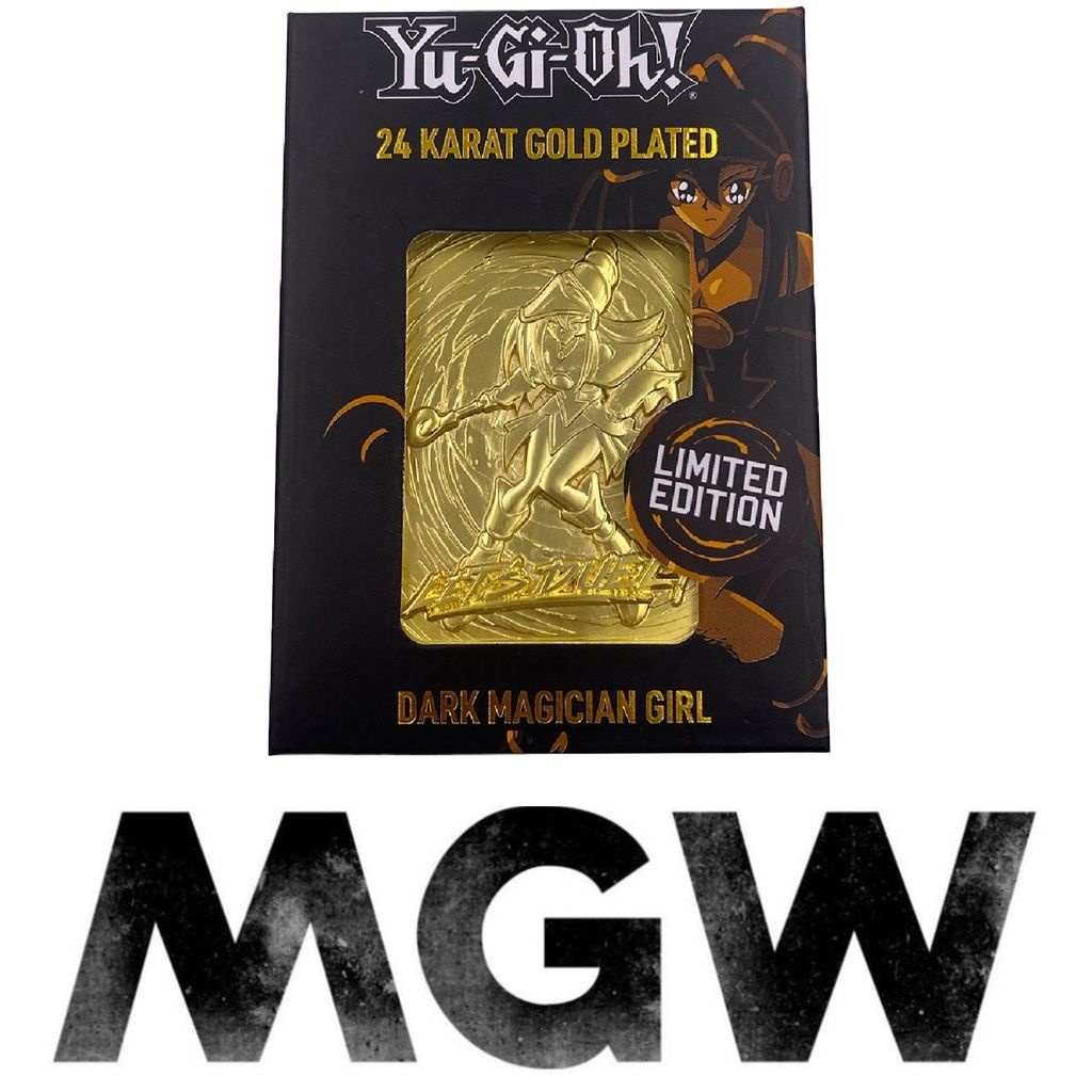 Yu Gi Oh! Limited Edition Metal Card (24K Gold Plated) - Dark Magician ...