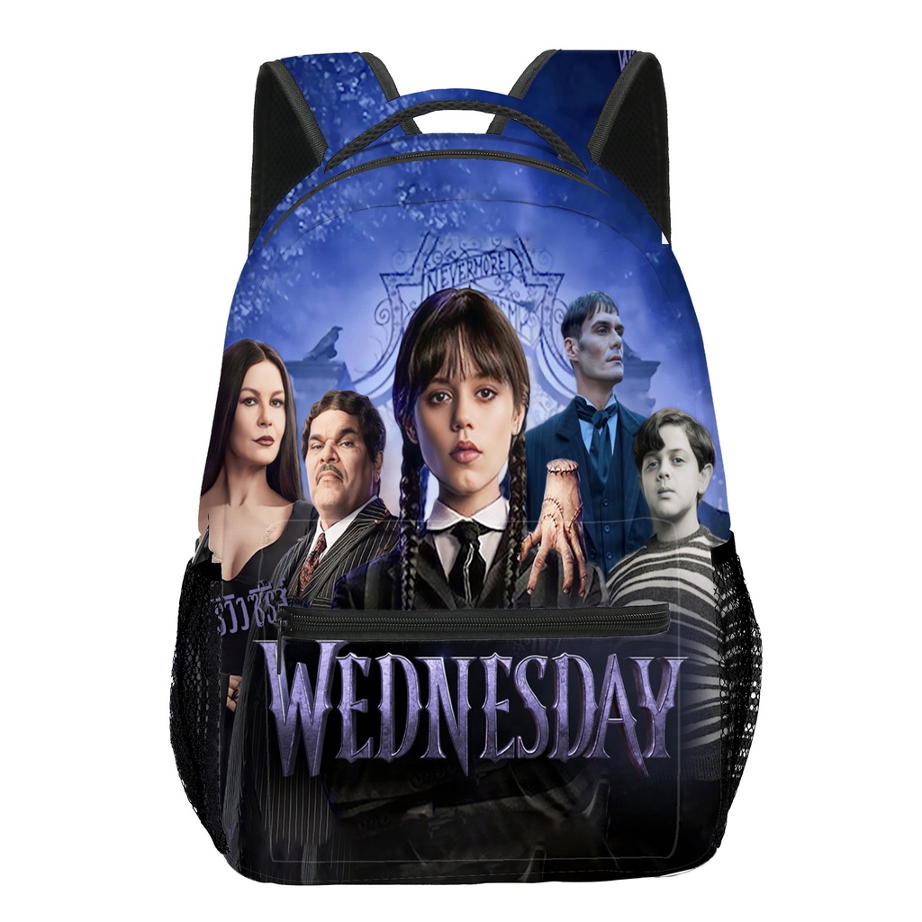Wednesday addams backpack primary and secondary school student ...