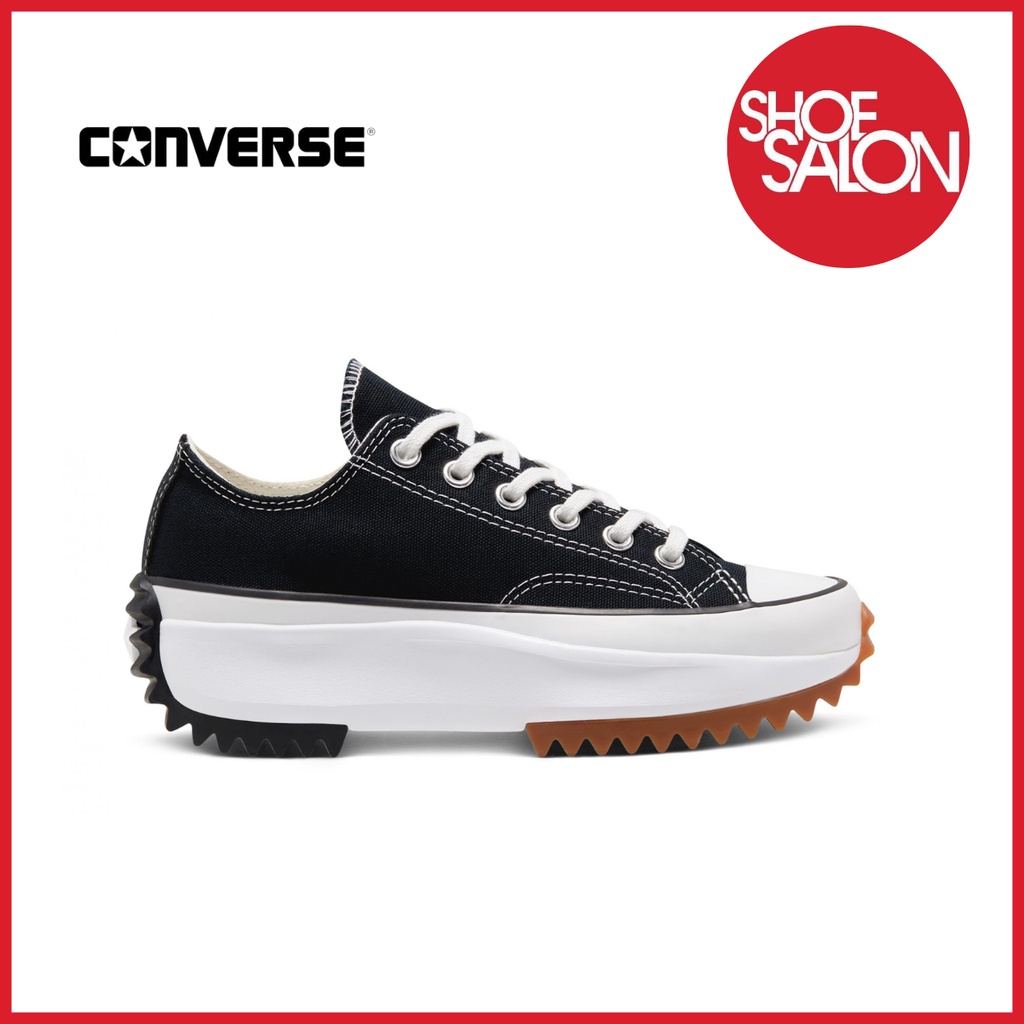 SHOE SALON Converse Run Star Hike Ox Unisex Shoes Black/White/Gum ...
