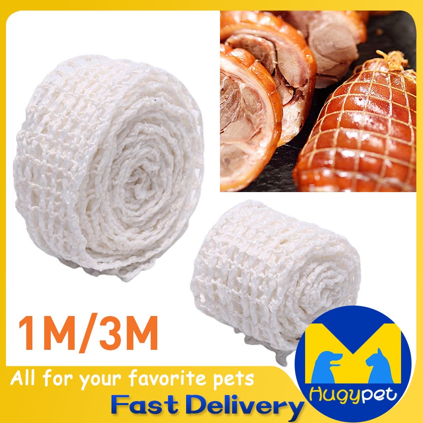 1/3M Elastic Meat Netting Butcher Ham Net Roast Sausage Roll Net Sauce ...