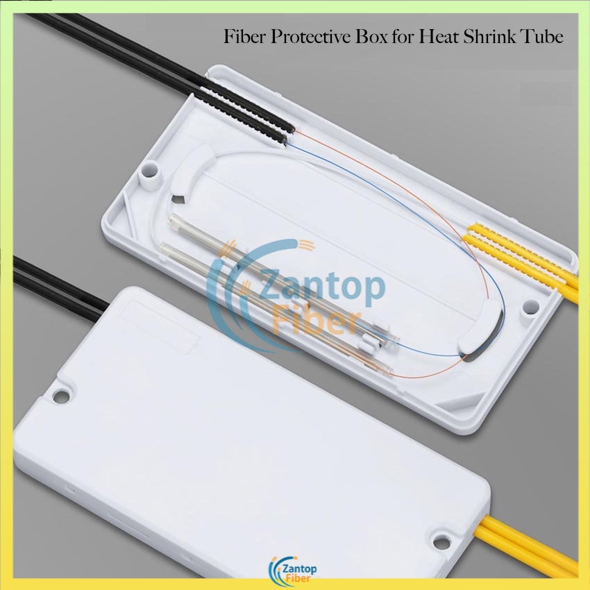 Fiber Protection Box for Fiber Heat Shrink Tube Sleeves 2-Core Joint ...