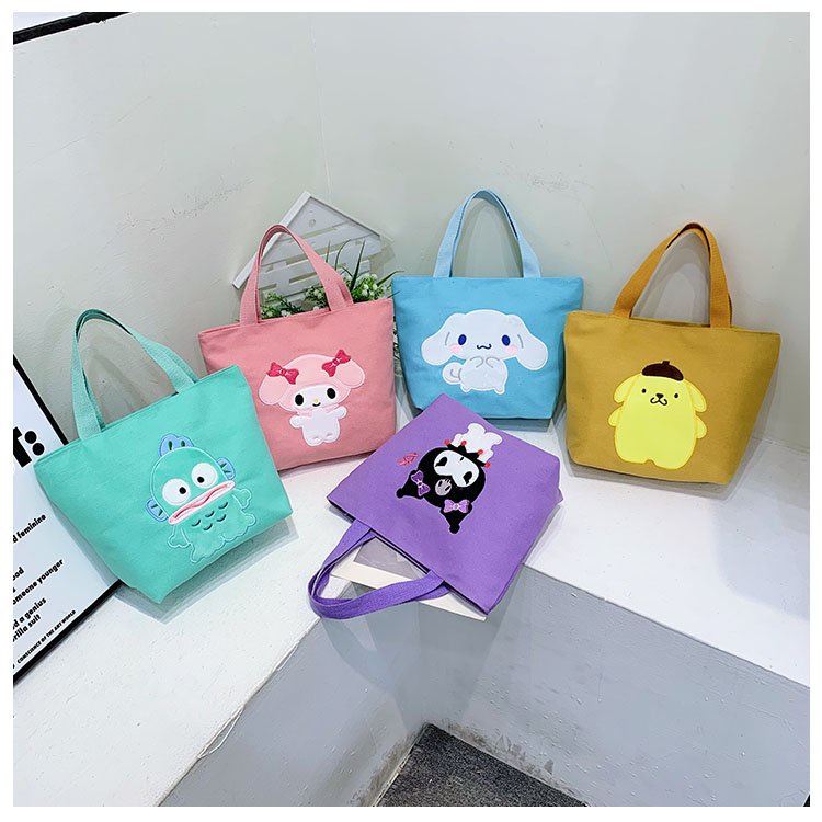 Canvas HandBag Women Bestie Bag My Melody Japanese Parent-Child Cartoon ...