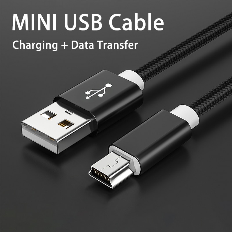 Mini USB Cable Micro USB To USB Data Cable Fast Charging Cable for MP3 ...