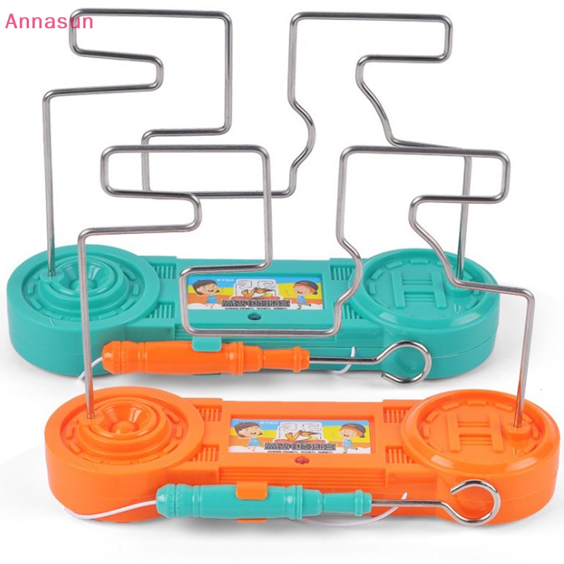 Annasun Kids Collision Electric Shock Touch Maze Game Party Funny ...