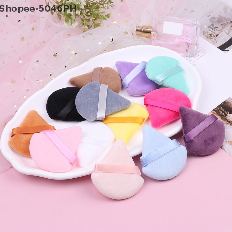 [BF] 2Pcs Triangle Powder Puff Face Makeup Applicator Beauty Foundation ...