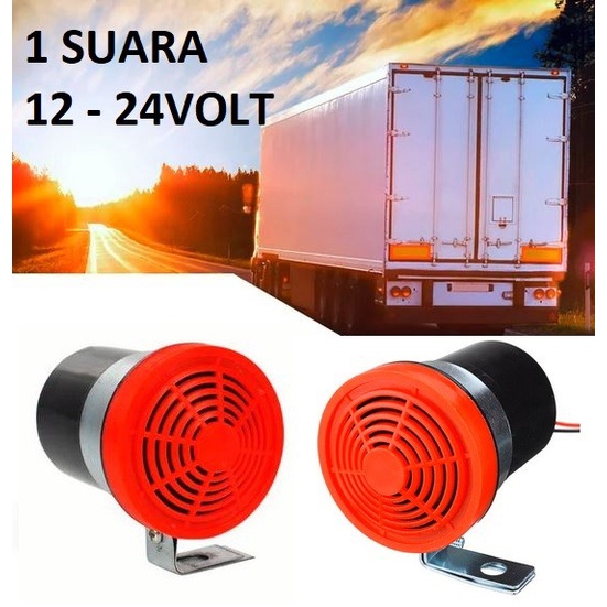 Round Reverse horn Back up alarm horn atret 1 sound 12v 24v plastic ...