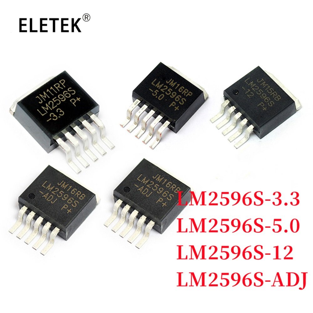 5Pcs LM2596S-ADJ 3.3V 5V 12V TO-263 LM2596S LM2596 REG BUCK ADJ 3A TO263-5 Quality Nmd Boost Usb ...