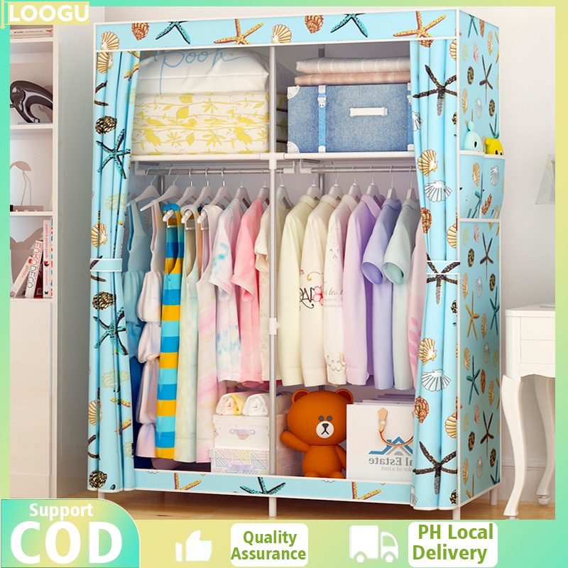 Fashion Big Size Wardrobe Non-woven Clothes Storage Cabinet High ...
