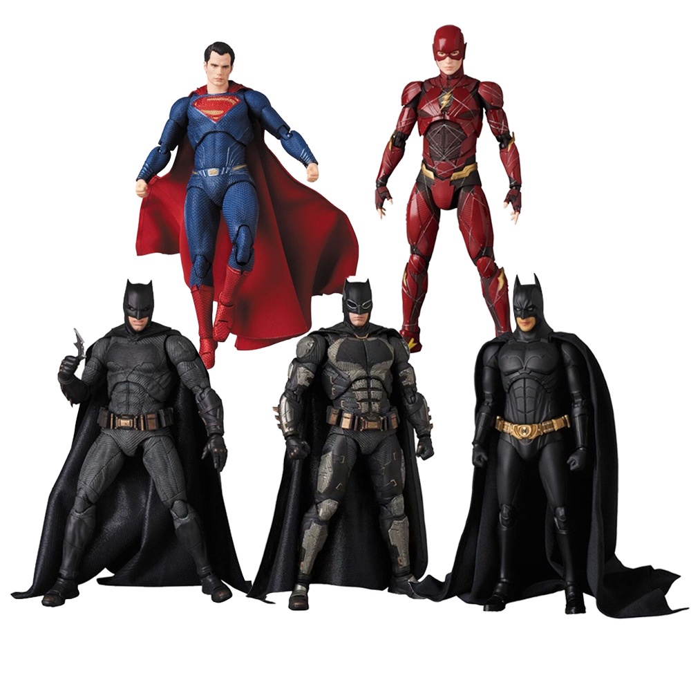 Batman Justice League AMF Superman Spiderman Venom Action Figure Toys ...