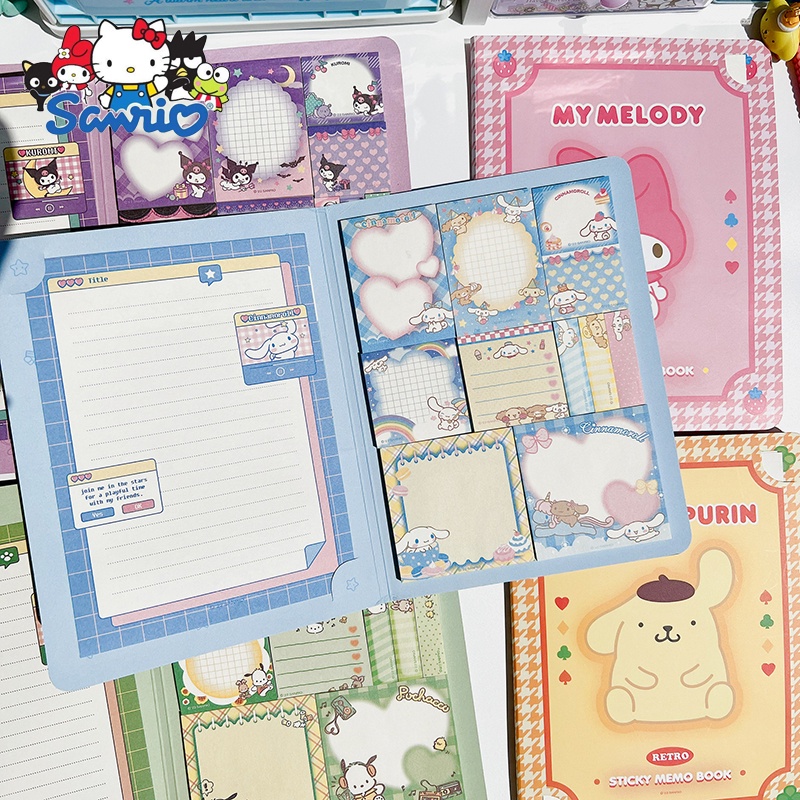 Sticky Note KT Kuromi Tearable Memo Today Hand Book Notebook Message ...