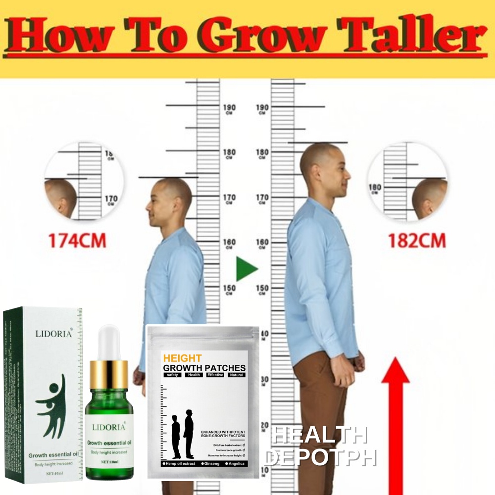 Height Growth Essential Oil Plus FREE Height Growth Patch Height ...