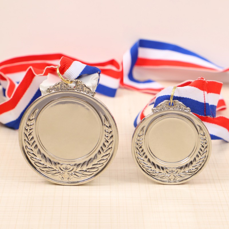 Free +logo METAL Medal Both Side Sticker Medal Besi With Ribbon Alloy ...