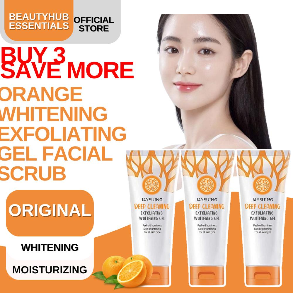BUY 3 SAVE MORE Facial Body Scrub Orange Exfoliating Deep Clean Gel ...