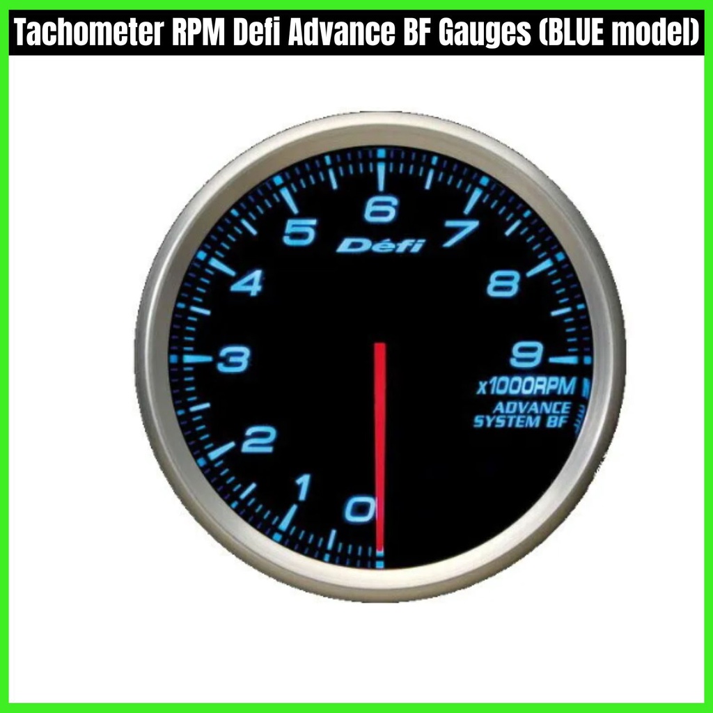 Tachometer RPM Defi Advance BF Gauges (BLUE model) | Shopee Philippines