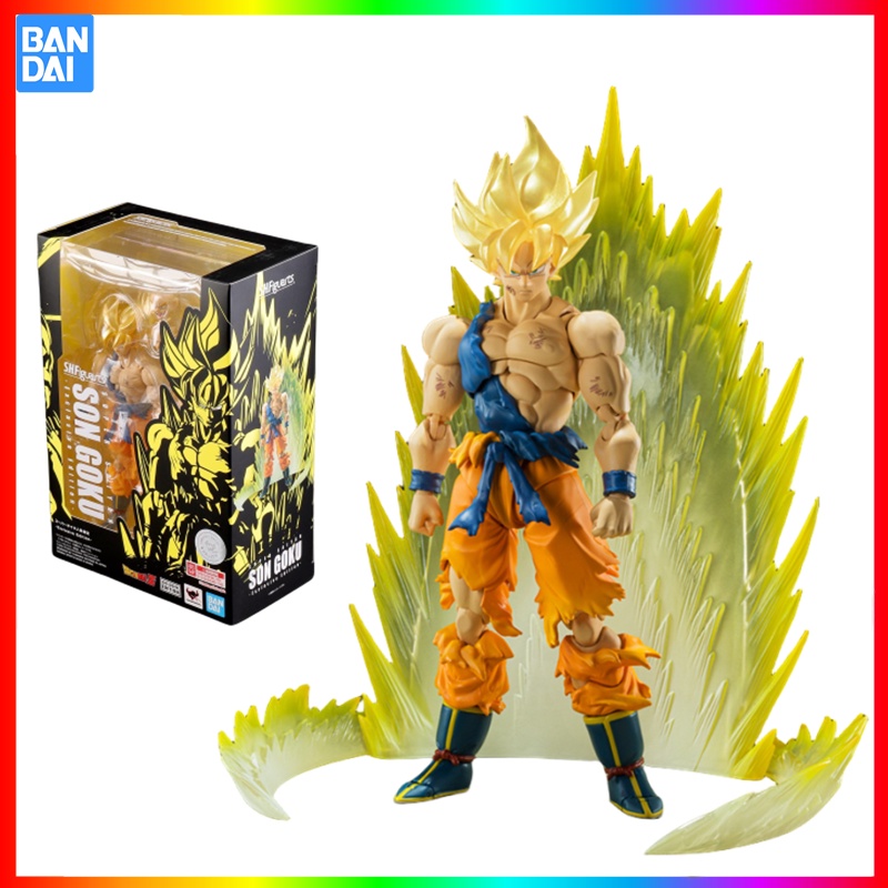 In Stock Bandai Original S.H. Figuarts Anime Dragon Ball Super Saiyan ...