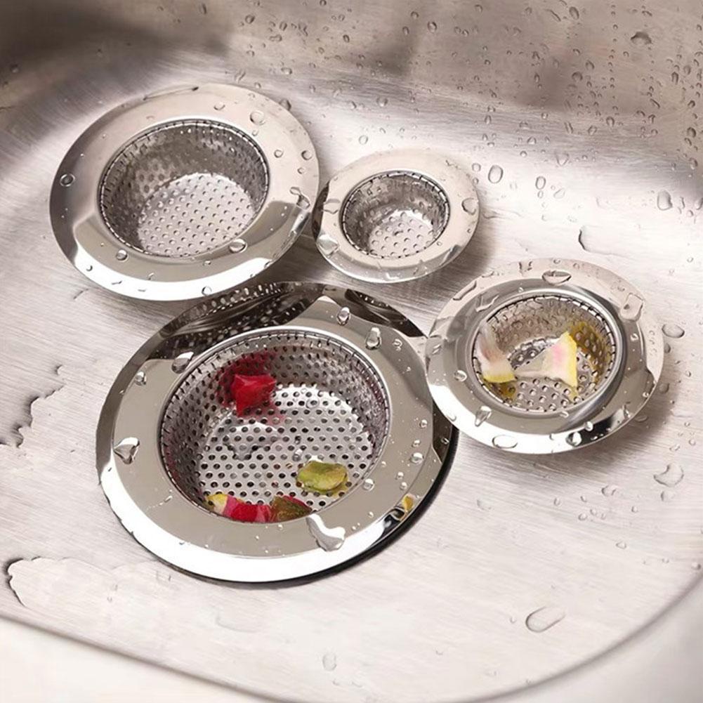 Kitchen Sink Funnel Vegetable Basin Filter Screen Floor Drain Stainless ...