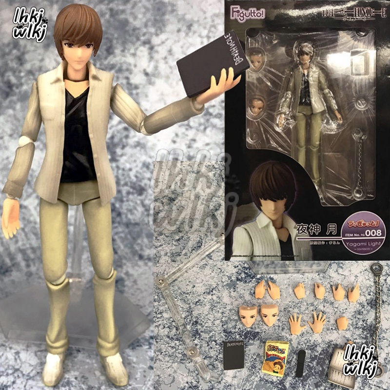 DEATH NOTE Figutto Killer 008 Yagami Light Change Face Articulado Model ...