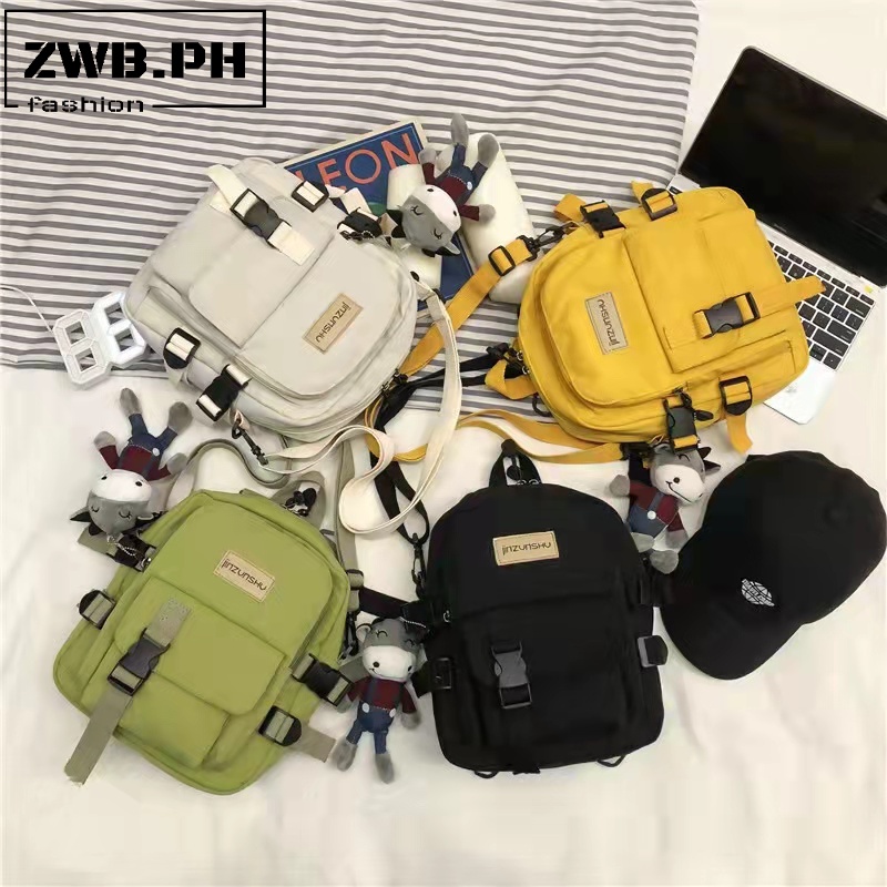 ZWB W9600 Multifunctional cute small backpack messenger bag | Shopee ...