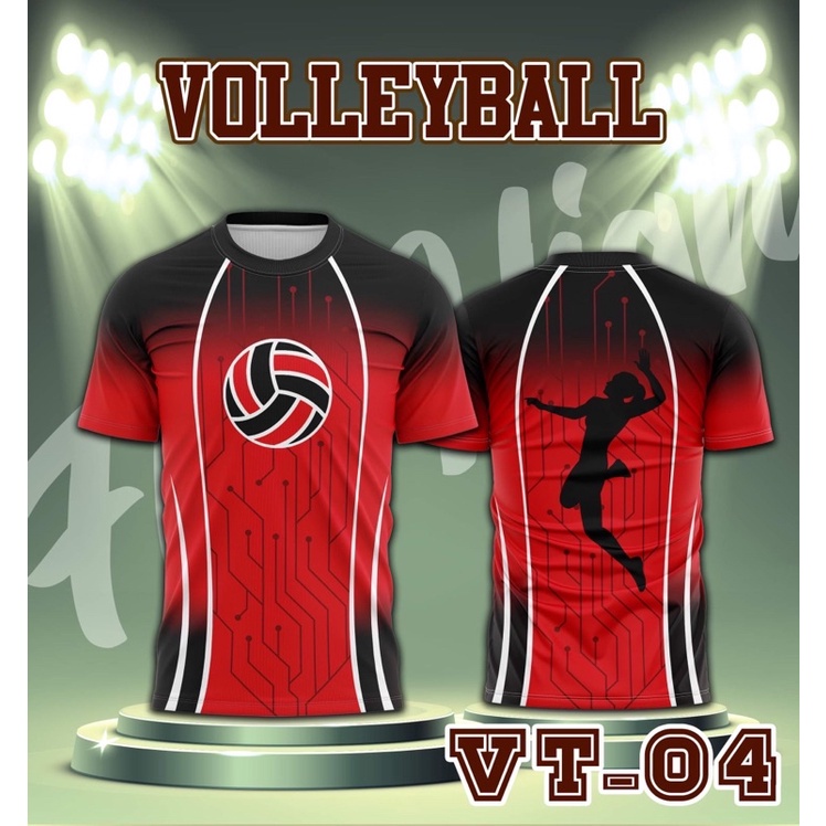 Volleyball Sublimation T Shirt [NEW] VOLLEYBALL FULLY SUBLIMATED TSHIRT ...
