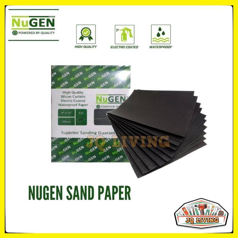 NuGen Waterproof Sandpaper (Grit #36 #60 #100 #120 #150 #180 #240 #360 ...
