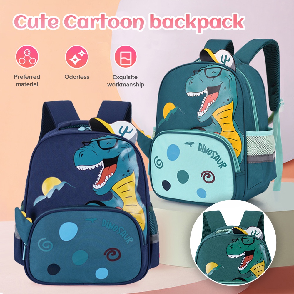 Cartoon Dinosaur School Bag Kindergarten Children's Boy 3-6 Years ...