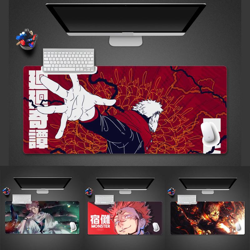 Jujutsu Kaisen Natural Rubber Gaming mousepad Desk Mat Game Office Work ...