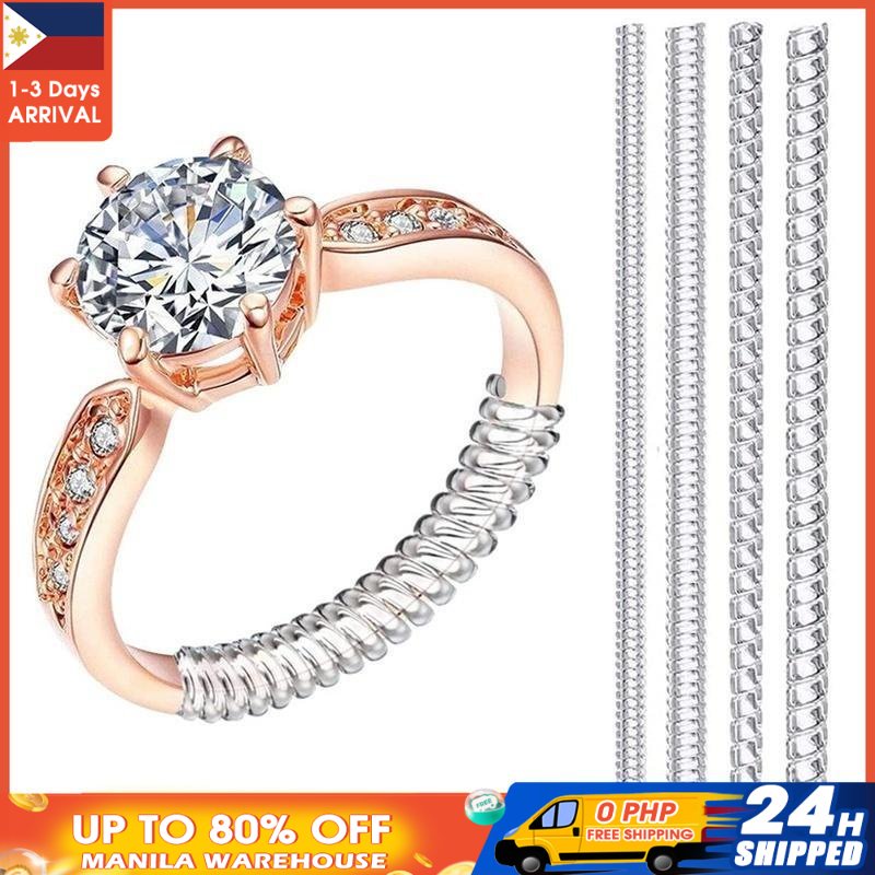 Invisible Spiral Based Ring Sizer Adjuster Guard Insert Tightener ...