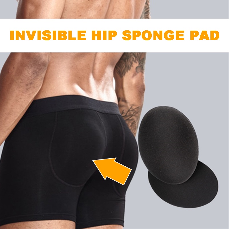 Hot Selling 1 Pair Men Butt Enhancer Sponge Padded Latex Butt Lifter ...