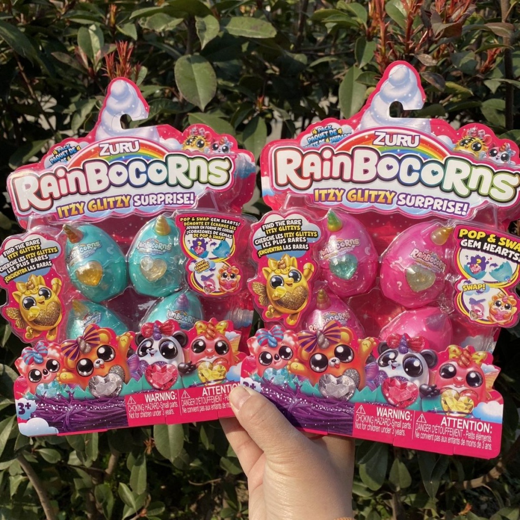 Zuru Yunbo Rainbow Super Mini Magic Egg Four 4 Pack Unicorn Elf ...
