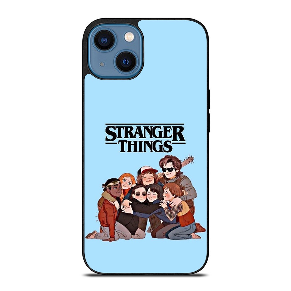 Stranger Things Cartoon Characters Anti-drop Protective Cover for Phone ...