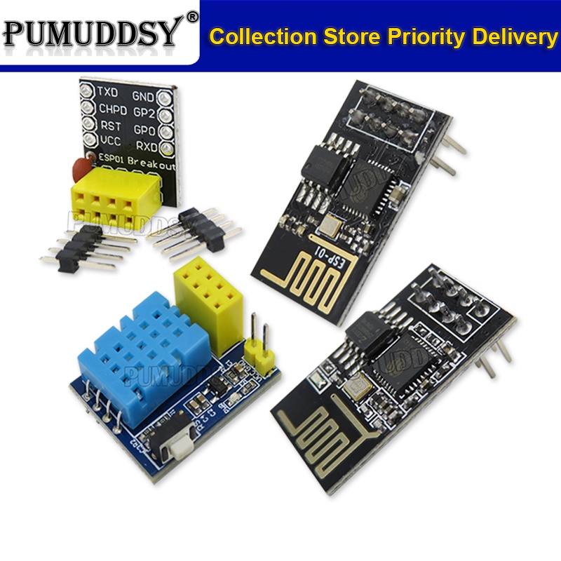 ESP8266 ESP-01S ESP-01 DHT11 Temperature Humidity Sensor Module WIFI ... ESP8266 ESP-01S ESP-01 DHT11 Temperature Humidity Sensor Module WIFI ...