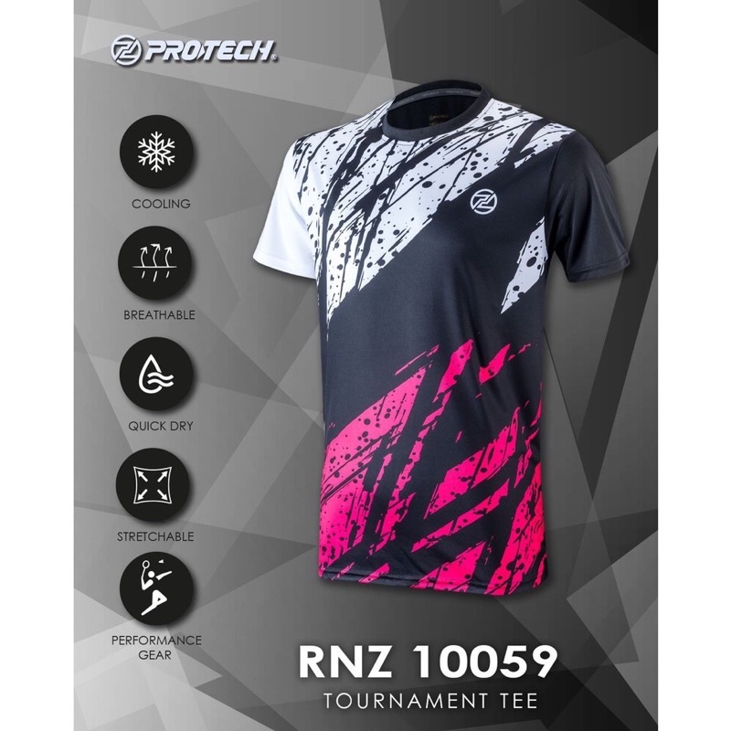 Protech RNZ-10059 Badminton Shirts | Shopee Philippines